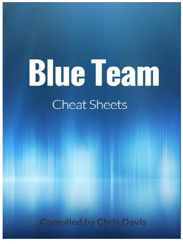 The Concise Blue Team Cheat Sheets | PDF | Transmission Control ... The Concise Blue Team Cheat Sheets | PDF | Transmission Control ...