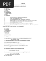 Master Prop List Template | PDF