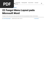 10 Fungsi Menu Insert Pada Microsoft Word | PDF