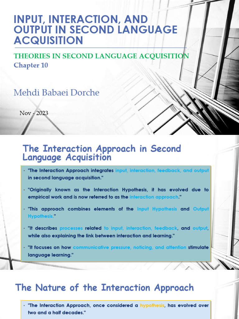 SLA - Chapter 10 - Mehdi Babaei Dorche | PDF | Second Language ... SLA - Chapter 10 - Mehdi Babaei Dorche | PDF | Second Language ...