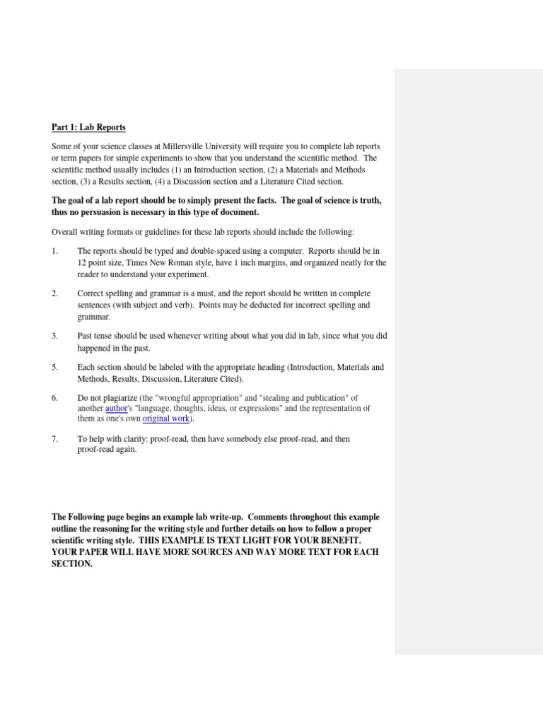 Lab Write Up Example Update | PDF | Student's T Test | Experiment