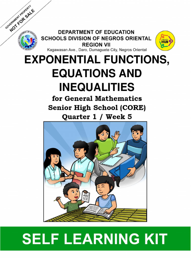 Math 11 CORE Gen Math Q1 Week 5 | PDF | Exponentiation | Inequality (Mathematics)