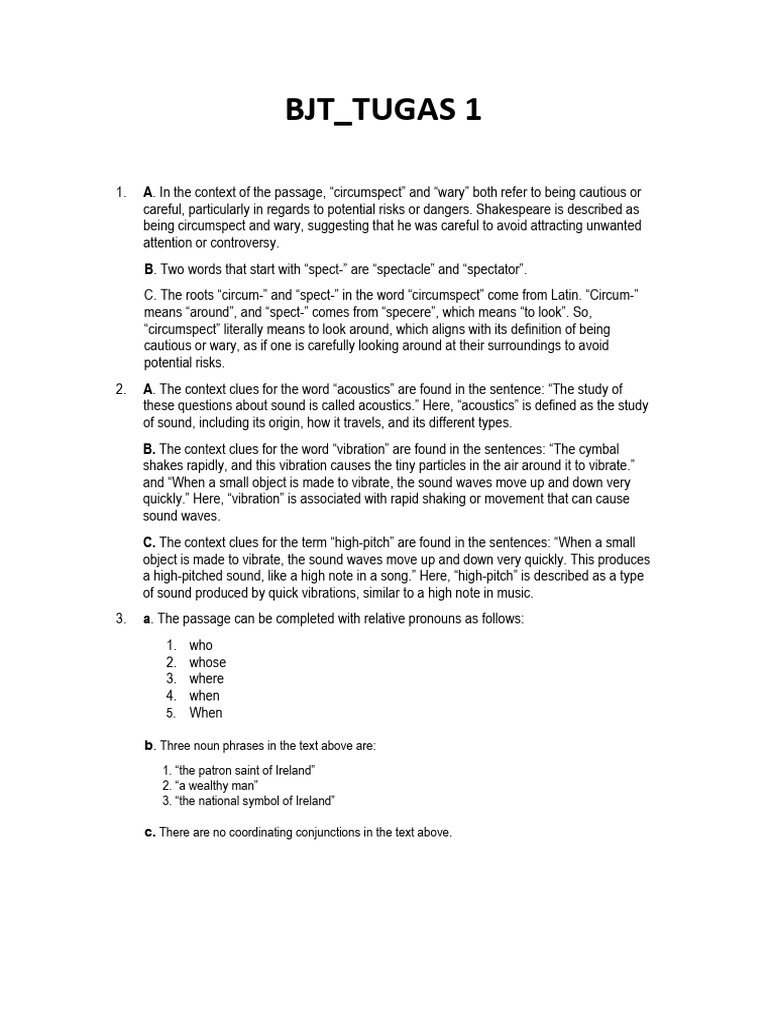 Tugas 1 Basic Reading | PDF