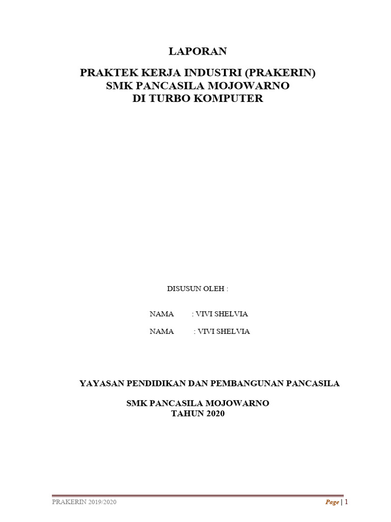Laporan Prakerin | PDF