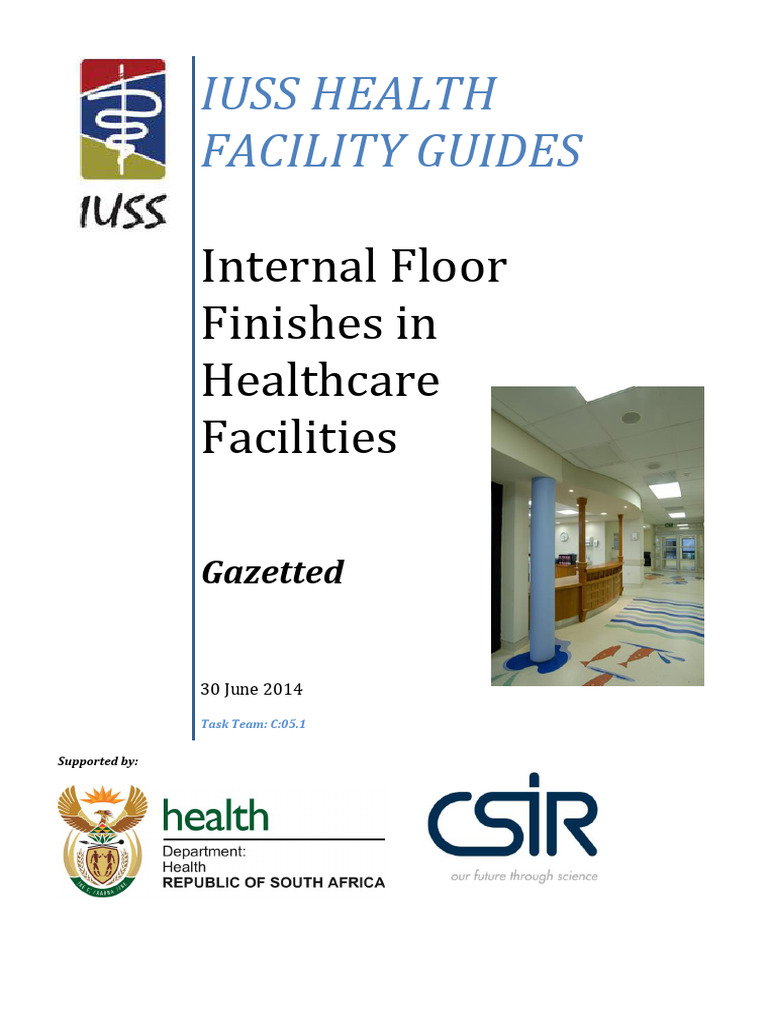 Internal Floor Finishes in Healthcare Facilities: Iuss Health Facility ...