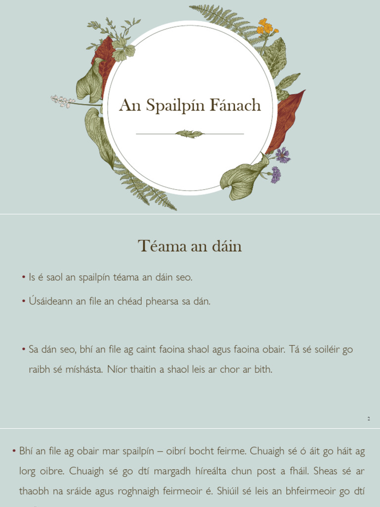 2023 An Spailpín Fánach | PDF