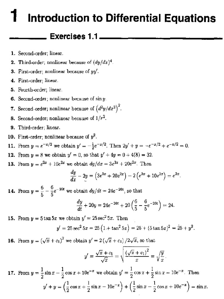Dennis G. Zill e Michael R. Cullen - Equações Diferenciais Resolução de ... Dennis G. Zill e Michael R. Cullen - Equações Diferenciais Resolução de ...