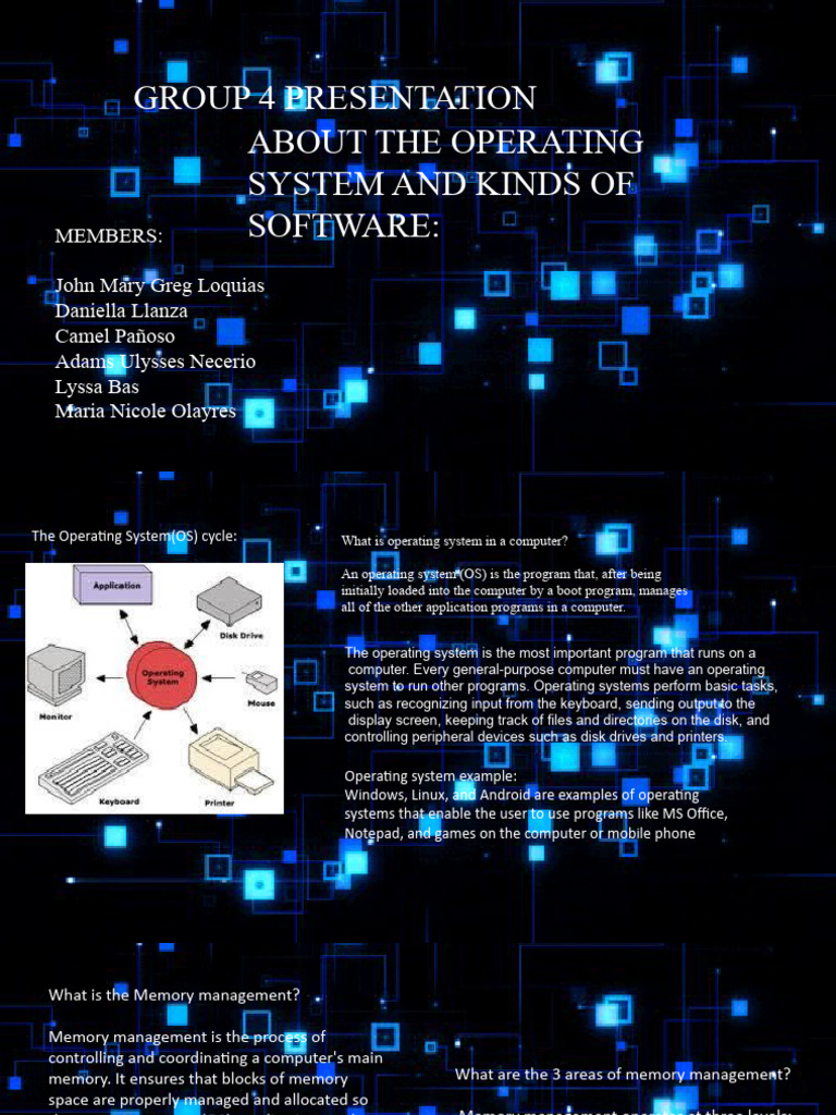 Presentation CSS G4 | PDF | Process (Computing) | Operating System