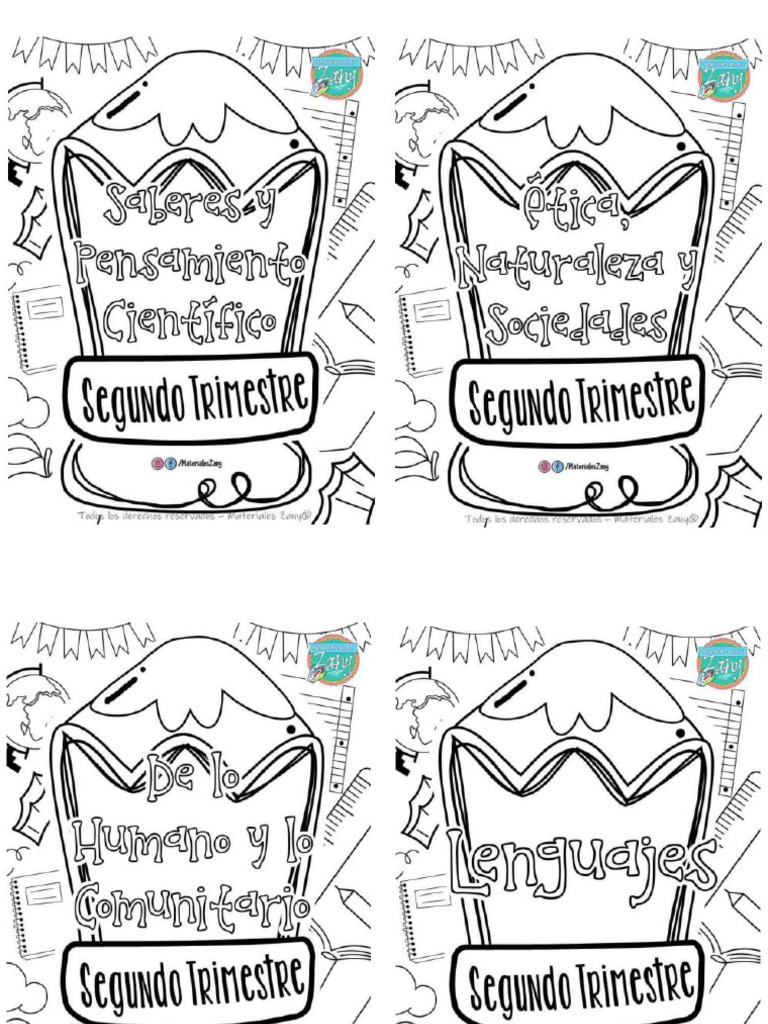 Portadas 2do Trimestre | PDF