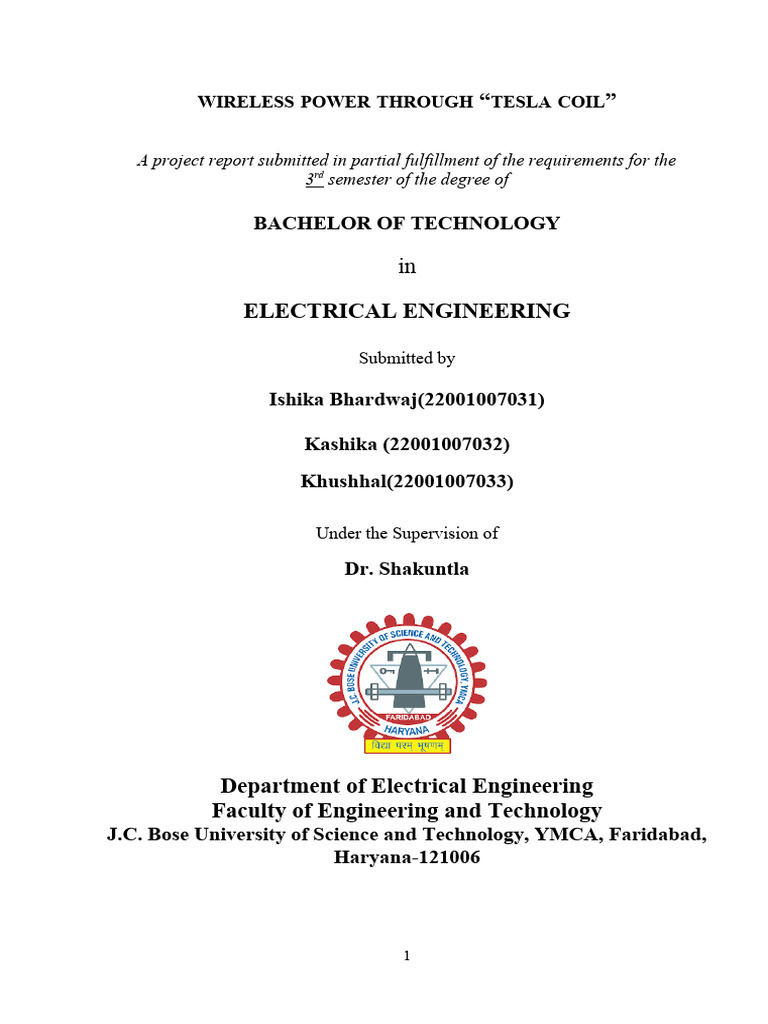 Tesla Coil Project | PDF | Inductor | Capacitor