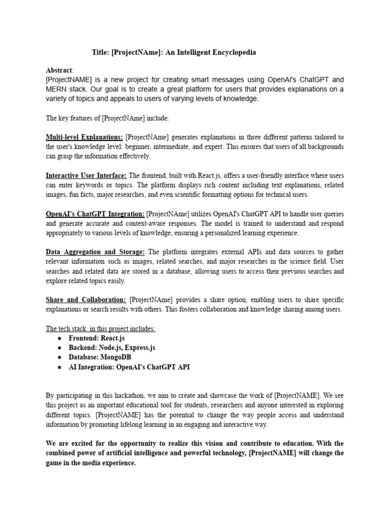 Hackathon | PDF | Databases | Intelligence (AI) & Semantics