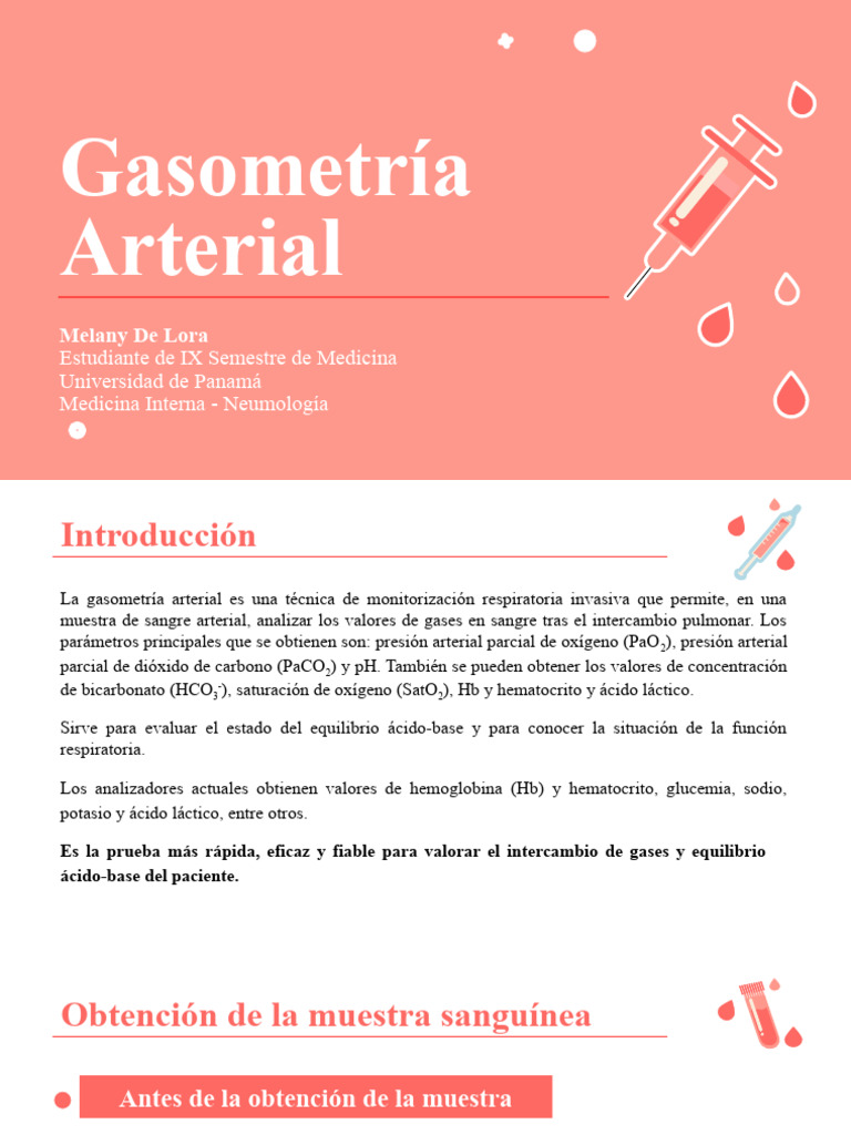 Guía Completa de Gasometría Arterial | PDF | Especialidades Medicas ...