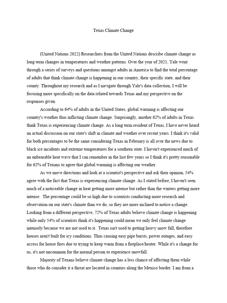 Geology Research Paper - Abbie Kate Sullivan | PDF | Climate Change ...