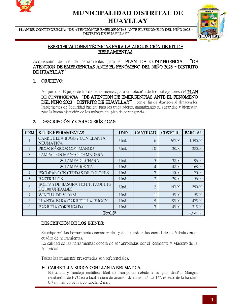 TDR Kit de Herramientas - Ok | PDF | Residuos | Materiales