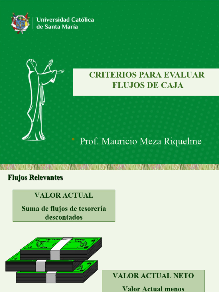 Evaluación de Flujos de Caja y Rentabilidad | PDF | Valor presente neto ...