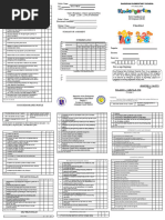 ECCD Checklist KINDERGARTEN | PDF