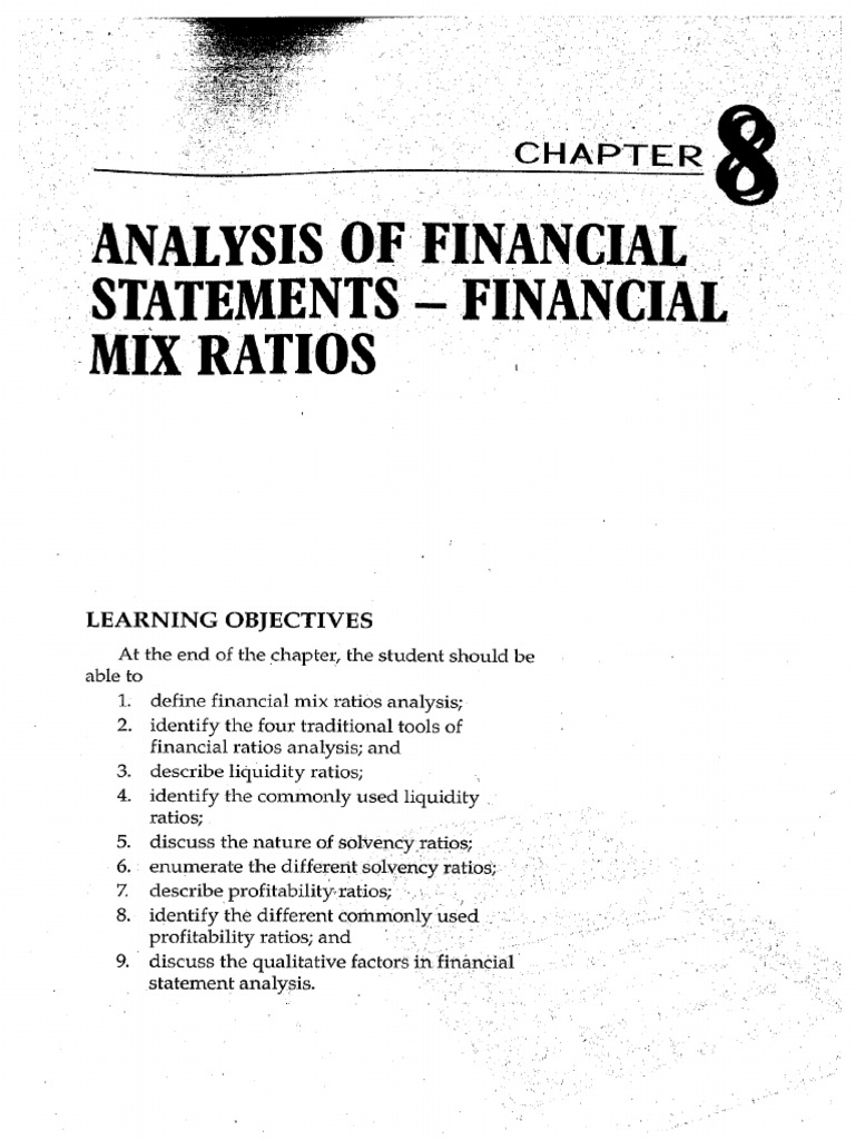Reference Analysis of FS-Ratios | PDF