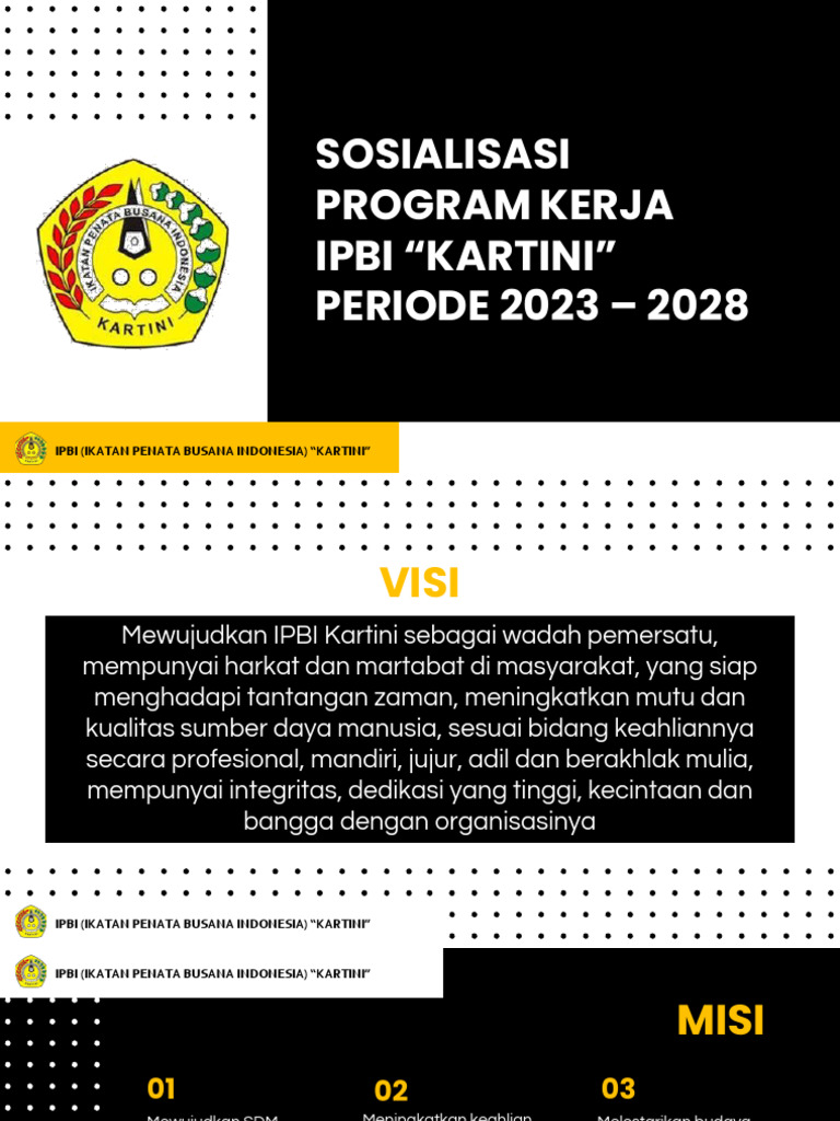 Sosialisasi Program Kerja IPBI Kartini | PDF | Karier & Perkembangan ...