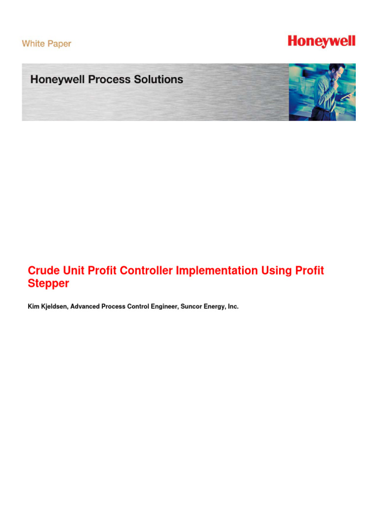 Profit Controller Suncorwhitepaper | PDF | Oil Refinery | Petroleum