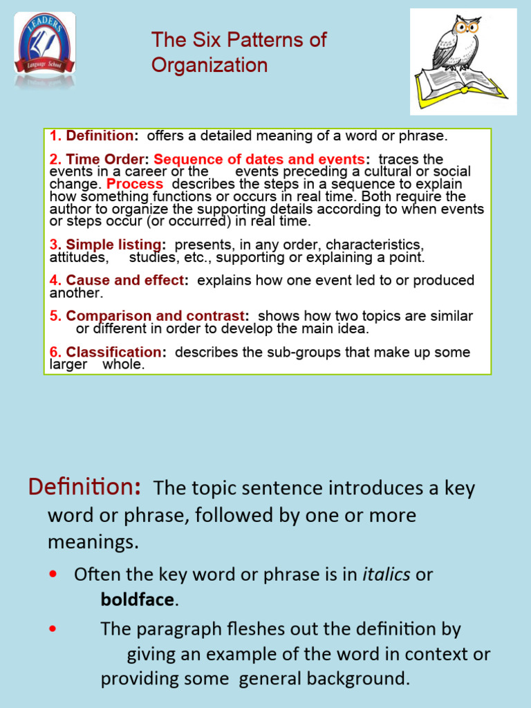 Organizational Patterns (Part 2) | PDF | Phrase