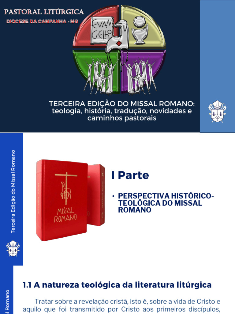 PPT - Formações paroquiais sobre o Missal Romano - 2023 | PDF ...
