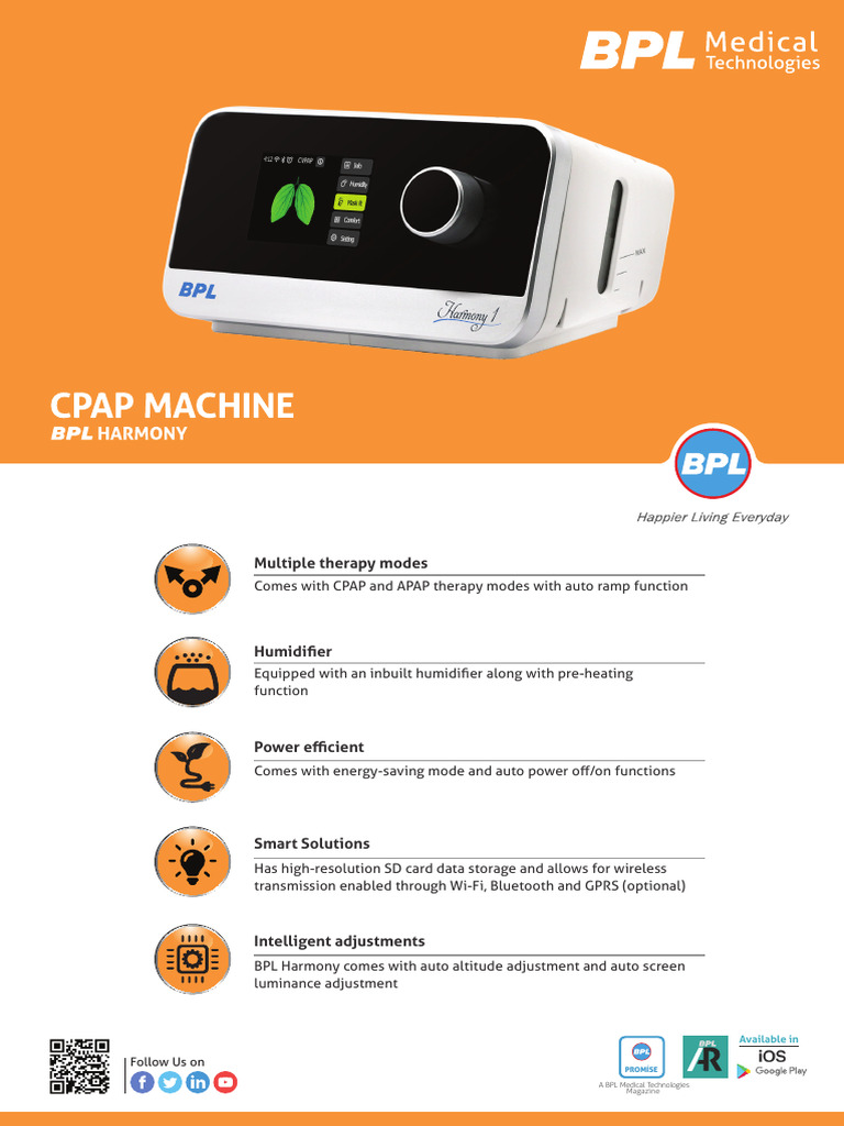 CPAP Brochure | PDF | Electrical Engineering