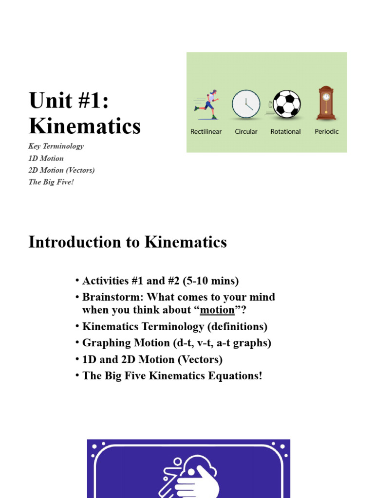 Kinematics and Dynamics | PDF | Force | Newton's Laws Of Motion