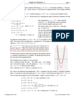 Parabola Notes | PDF | Equations | Mathematical Objects