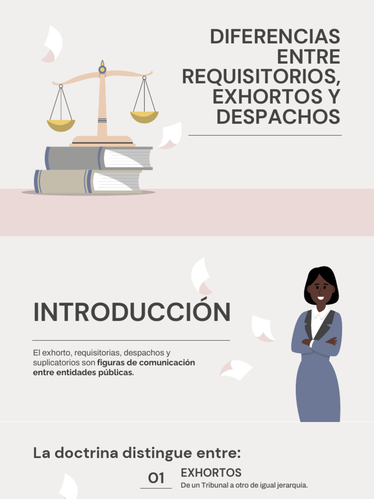 Exhorto, Requisitoria y Despachos | PDF | Jurisdicción | Instituciones gubernamentales