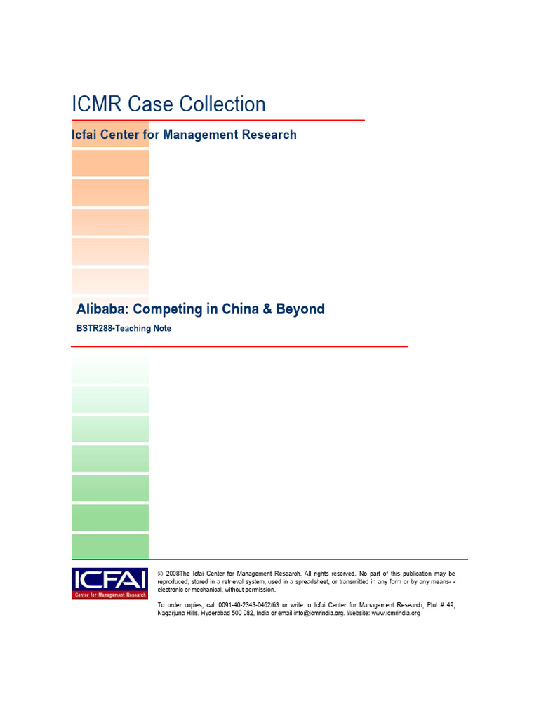 Alibaba's E-commerce Strategy | PDF | Alibaba Group | E Commerce