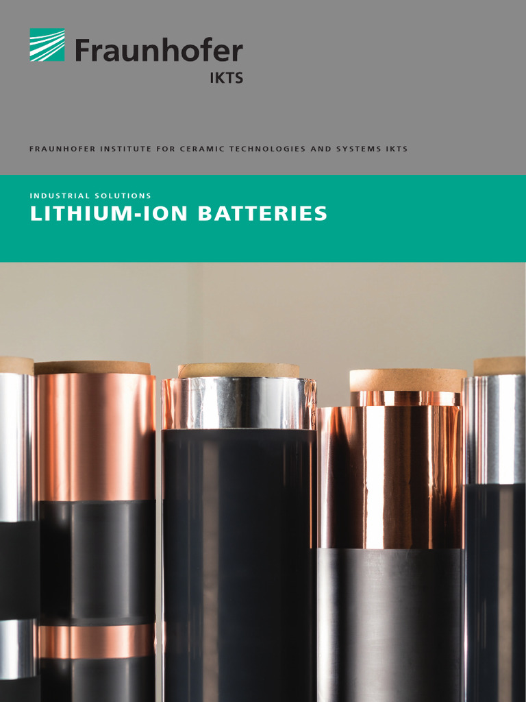IKTS Industrial Solutions Lithium-Ion Batteries | PDF | Lithium Ion ...