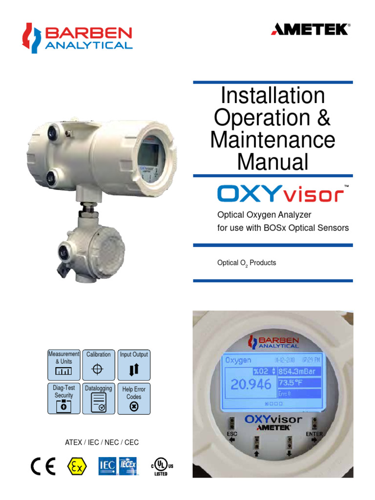 Manual de IOM OXYvisor R7e | PDF | Alternating Current | Power Supply