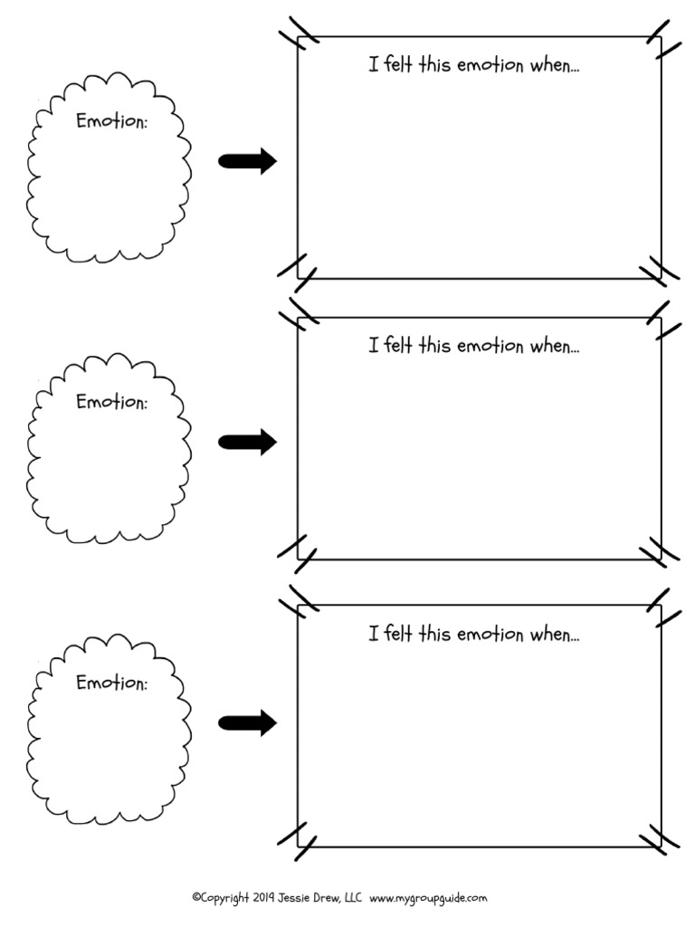 Emotion Reflection Worksheet | PDF