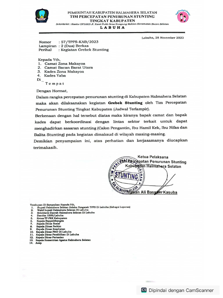 SRT Grebek Zona Makayoa & BCN BRT Utara | PDF