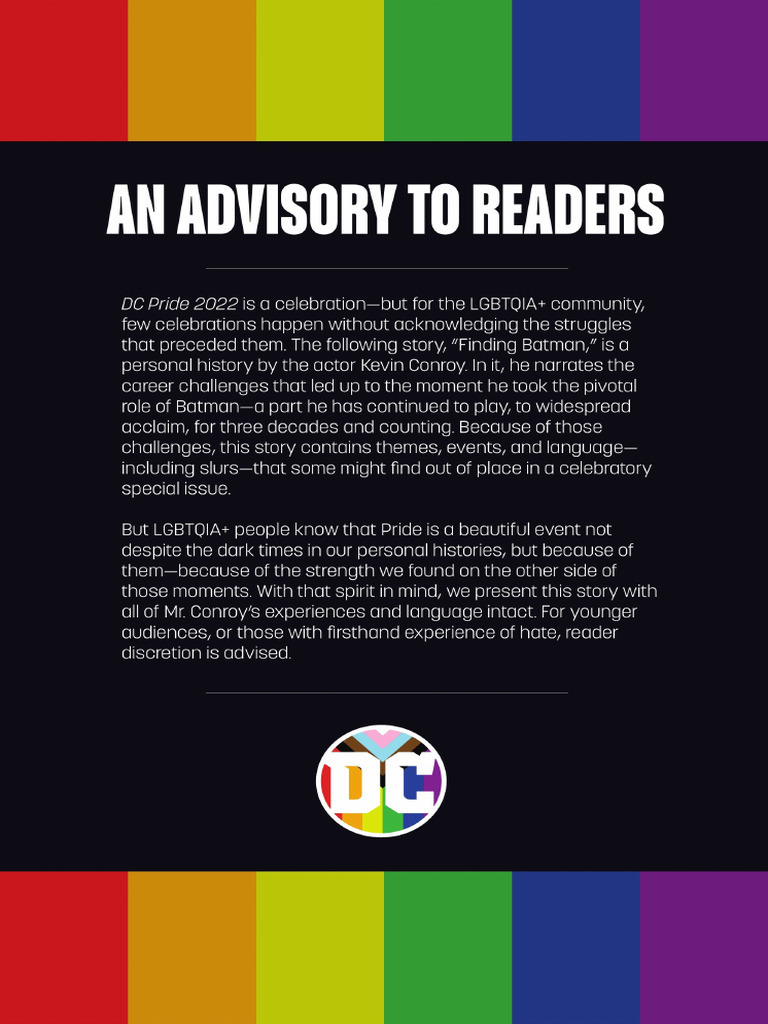 Finding Batman - by Kevin Conroy | PDF