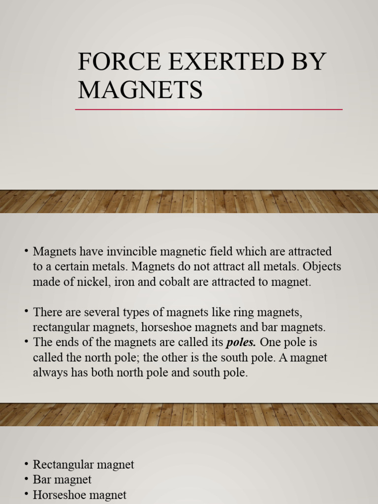 Understanding Magnetism and Forces | PDF | Science & Mathematics ...