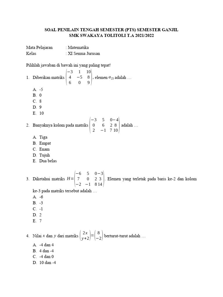 PTS XI Swakarya | PDF