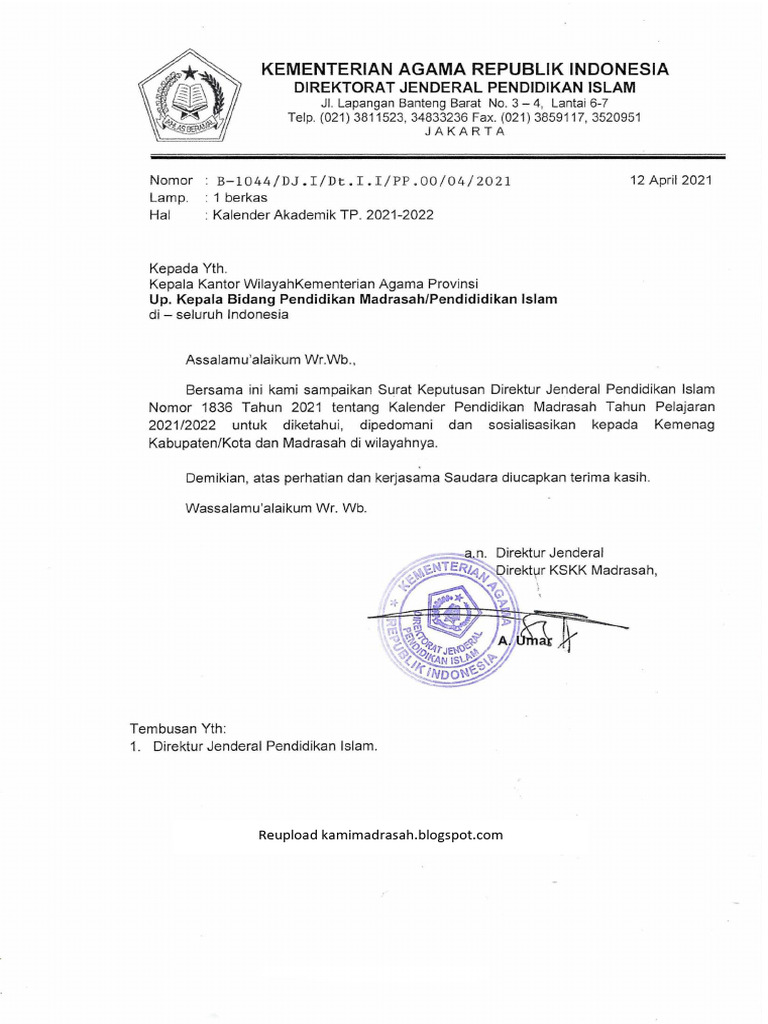 Kami Madrasah - Kaldik 2021-2022 PDF FIX | PDF