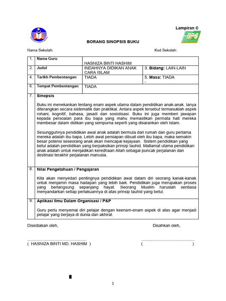 LDP Book Review - Hasniza | PDF