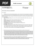 Physical Assessment - Normal and Abnormal Findings | PDF