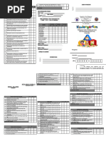 ECCD Checklist KINDERGARTEN | PDF