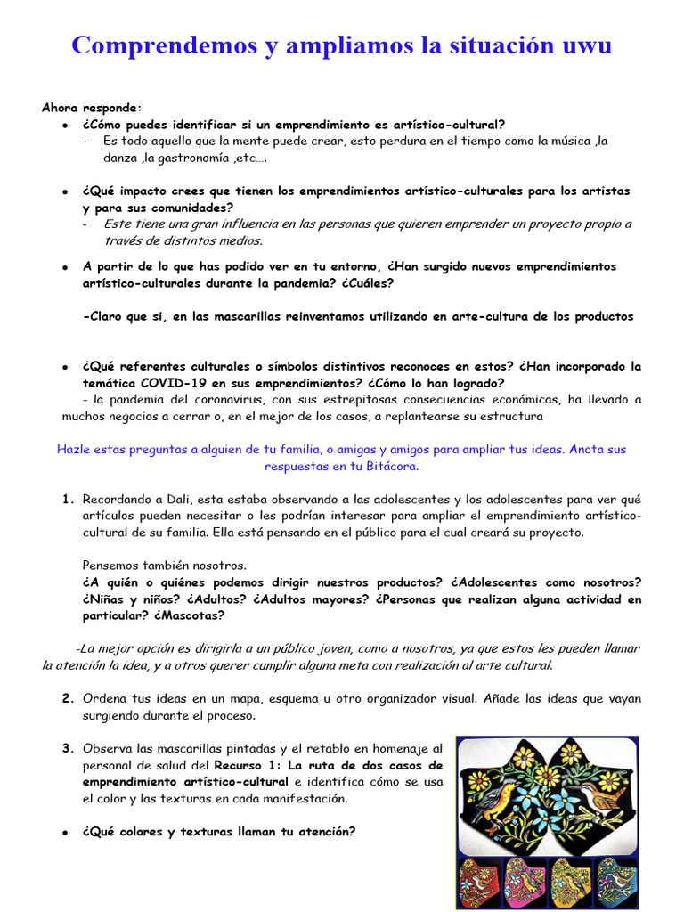 Comprendemos y Ampliamos La Situación Uwu | PDF
