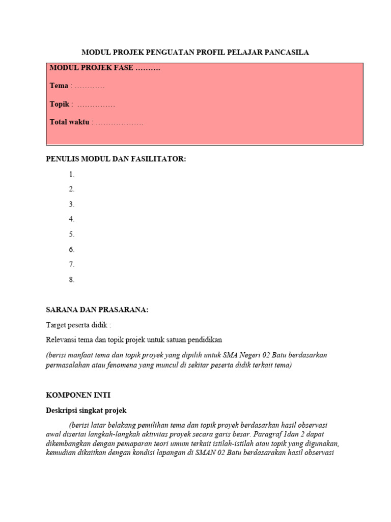 Template Modul | PDF | Seni | Komputer