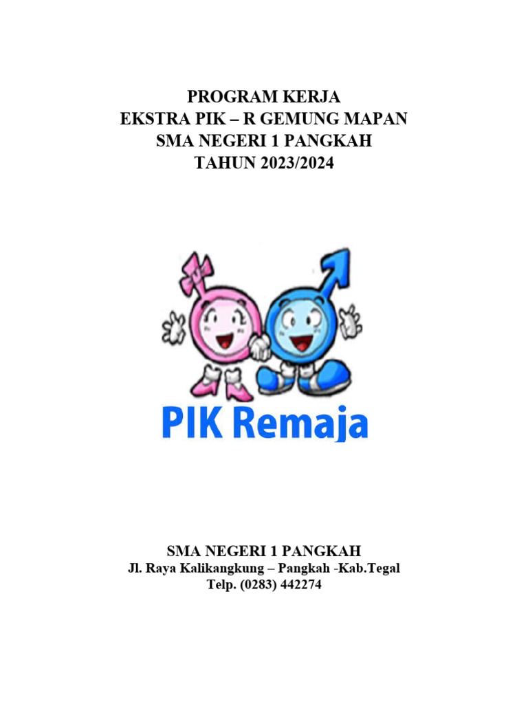 NR Program Kerja Pik-R 2023 2024 | PDF