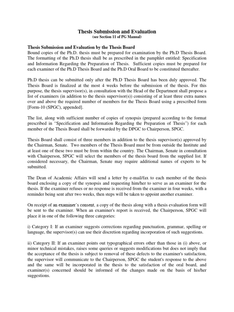 PHD - Thesis - Submission - and - Evaluation IIT-K | PDF | Thesis ...