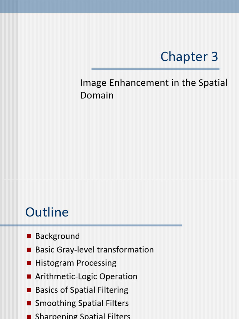 Chapter 3 - Bien Doi Anh Trong Mien Khong Gian | Download Free PDF | Digital Signal Processing ...