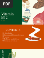 Vitamin B12 Dosage Chart | PDF