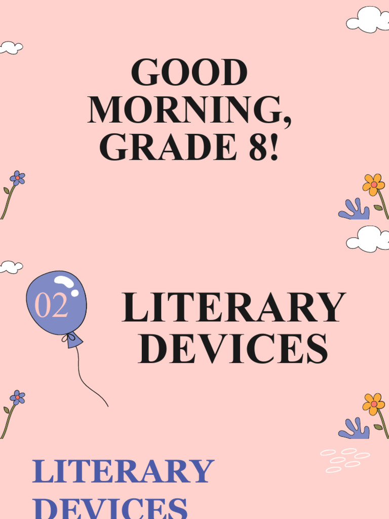 8th Grade Literary Devices Guide | PDF