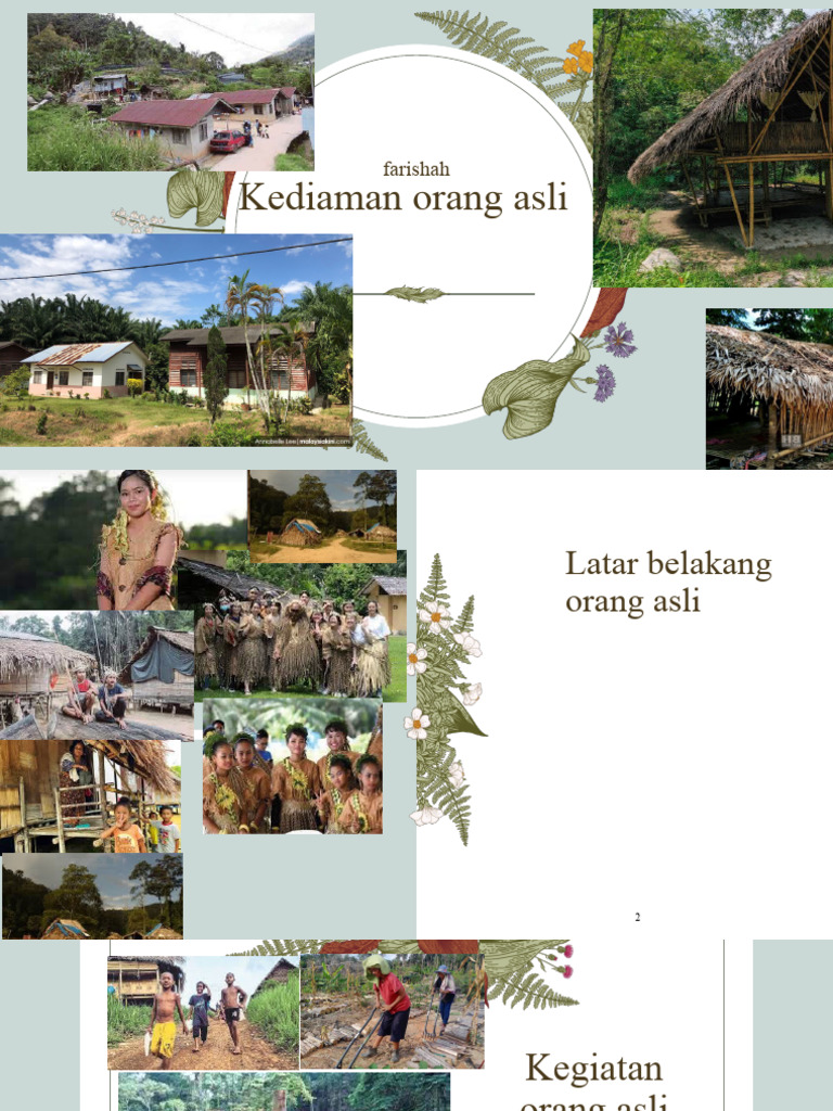 Kediaman Orang Asli-Farishah | PDF