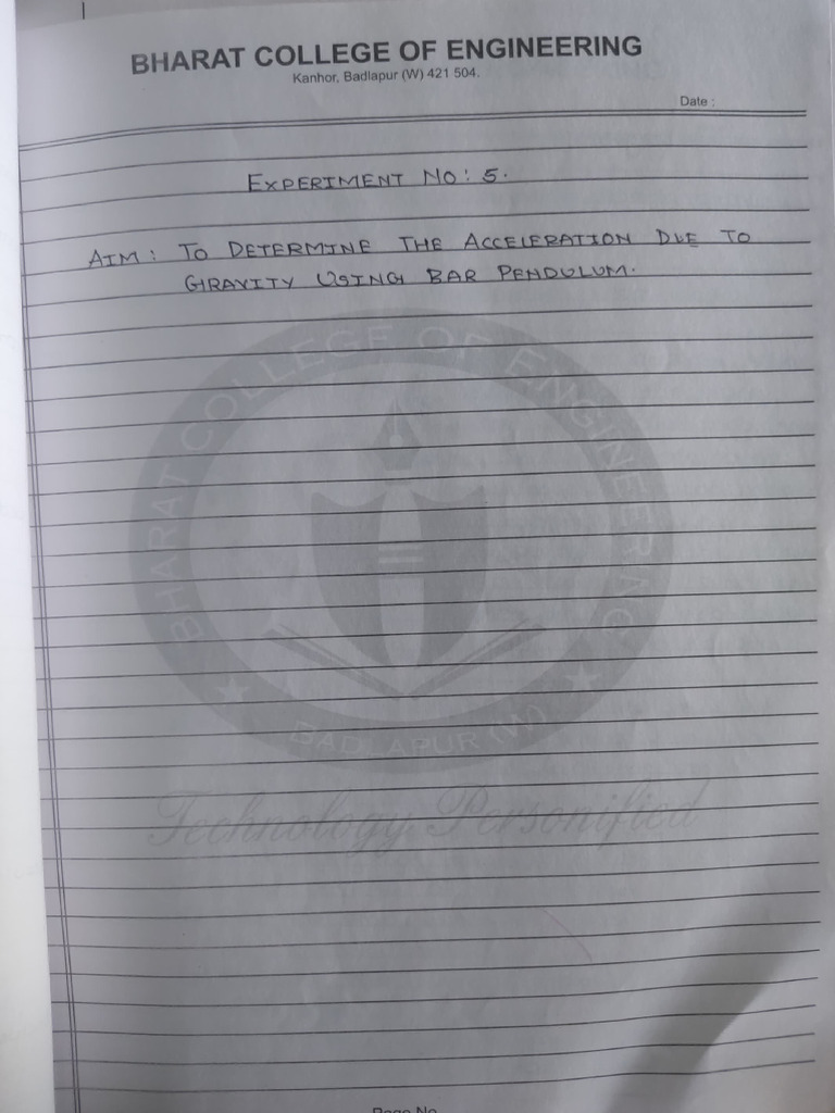 Mech Exp - No.5,6 | PDF